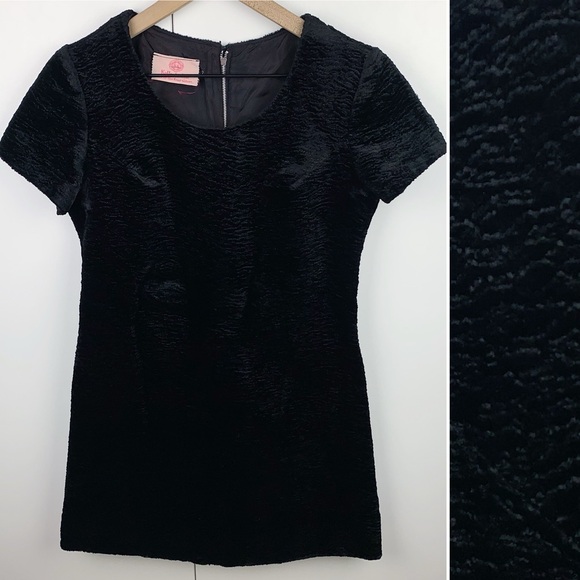 Vintage | Dresses | Vintage 6s Kelly Arden Faux Fur Crushed Velvet ...